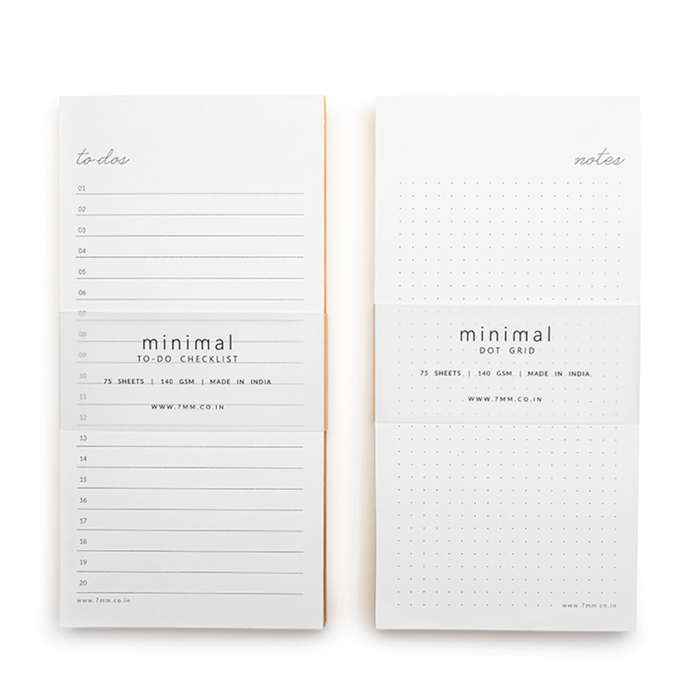 Minimal twin notepad – Hello December