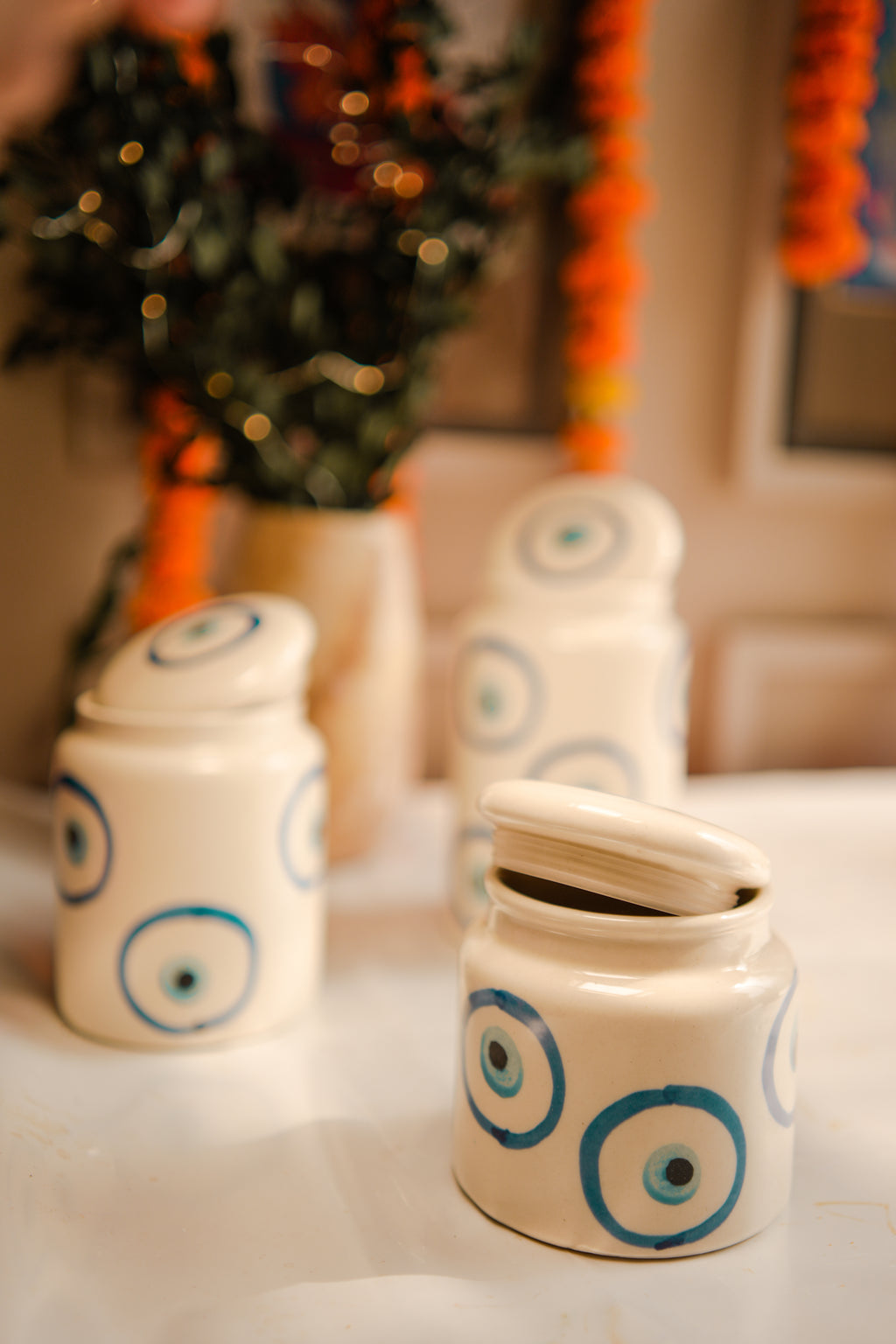 Evil eye Jars-set of 3 – Hello December
